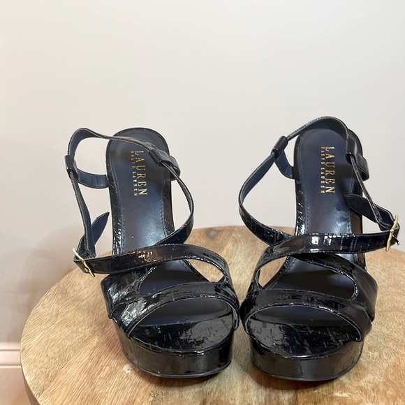 Ralph Lauren Double RL | Shoes | Black Lauren Ralph Lauren Heels | Poshmark
